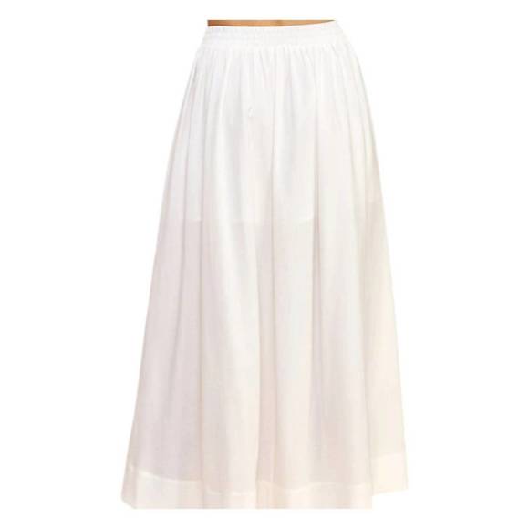 Pinch | Skirts | New Pinch Pintuck Aline Maxi Skirt In Off White | Poshmark